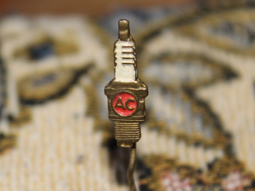 Albert Champion AC Spark Plug Pin - Auto Parts Badge 1960's - Etsy