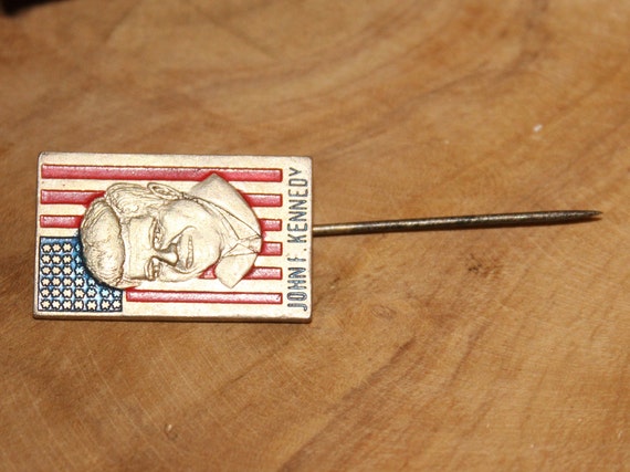 Vintage john f kennedy pin - 1960's promotional campa… - Gem