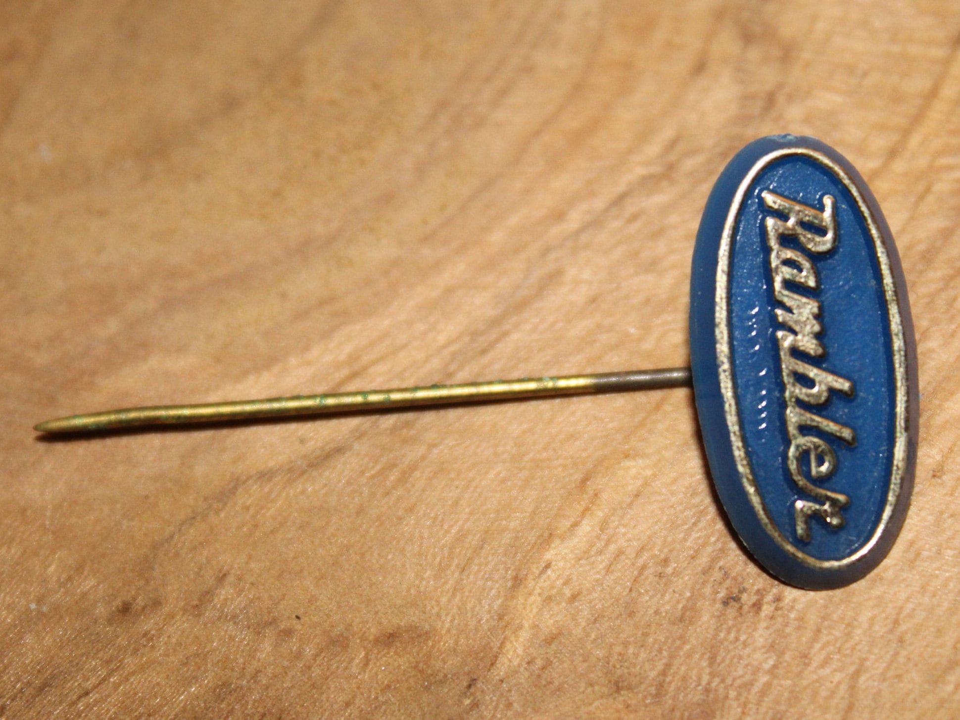 Vintage RAMBLER Logo Pin American Motors AMC Enamel Automotive Compact ...