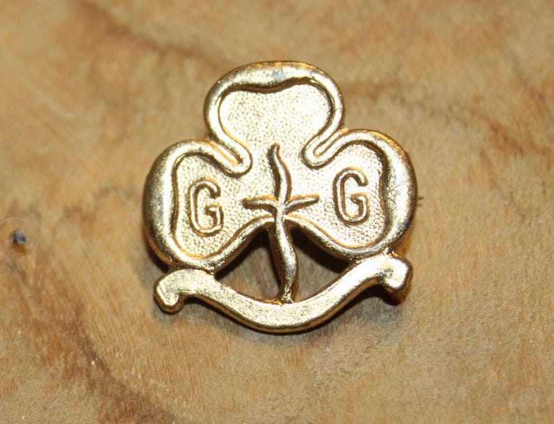 Vintage Scouting Badge - Girl Guide Trefoil Promise Brooch 1960's - Etsy