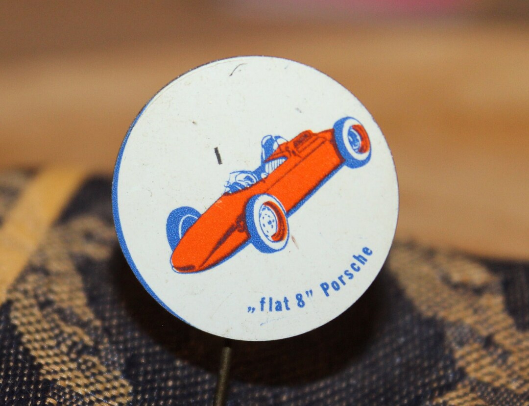 Vintage Fiat 8 Porsche Pin Racing Car Memorabilia 1960's - Etsy