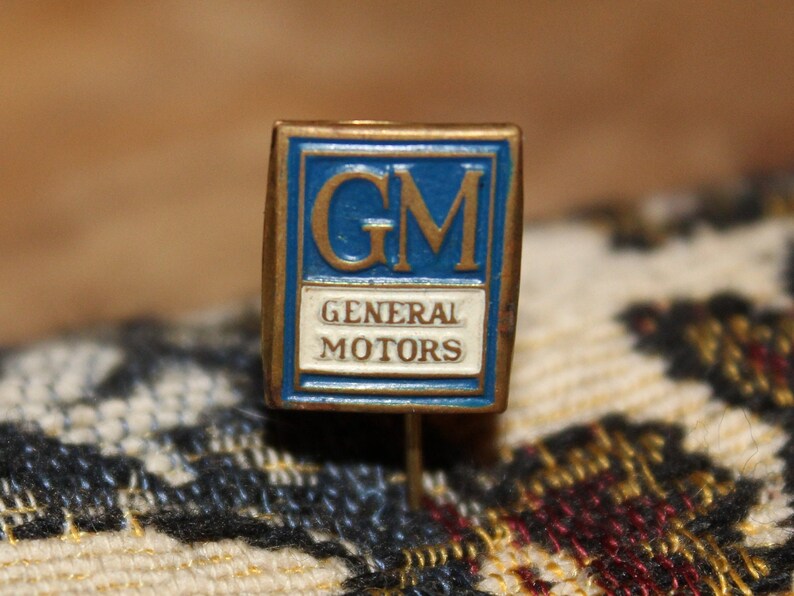 GM General Motors Pin Badge - Automotive Motor Car Transport 1960's - Etsy