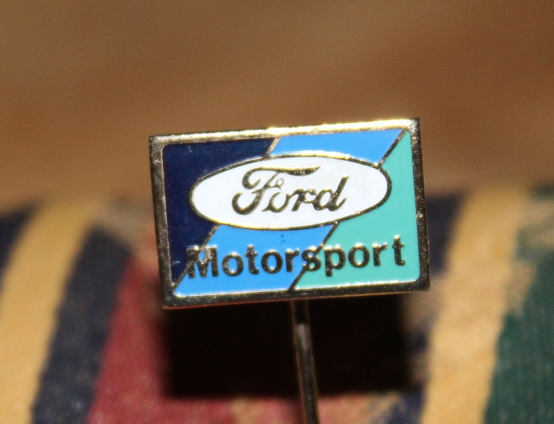 Vintage Ford Motorsport Enamel Pin Racing Collectible - Etsy