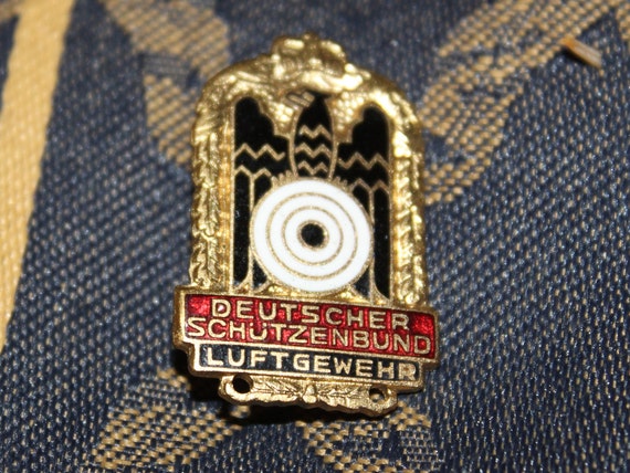 Vintage German airgun club badge - german air rifle s… - Gem