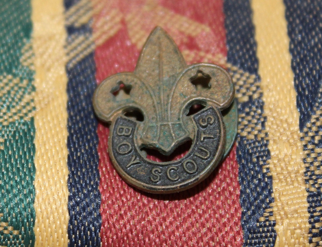 Vintage Scouting Lapel Button - 1930's Boy Scout Fleur De Lis Emblem ...