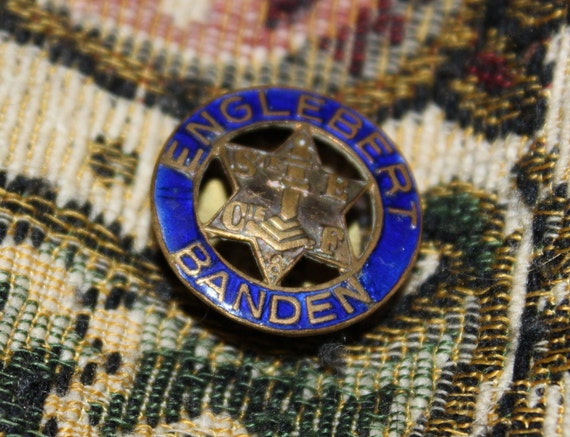 Antique 1920s Englebert Tires Lapel Pin - Revive the … - Gem