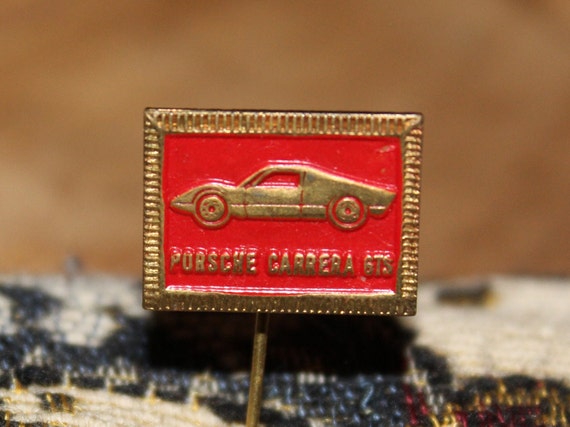 Vintage Porsche Carrera Gts Pin Lapel Emblem Badge - Etsy