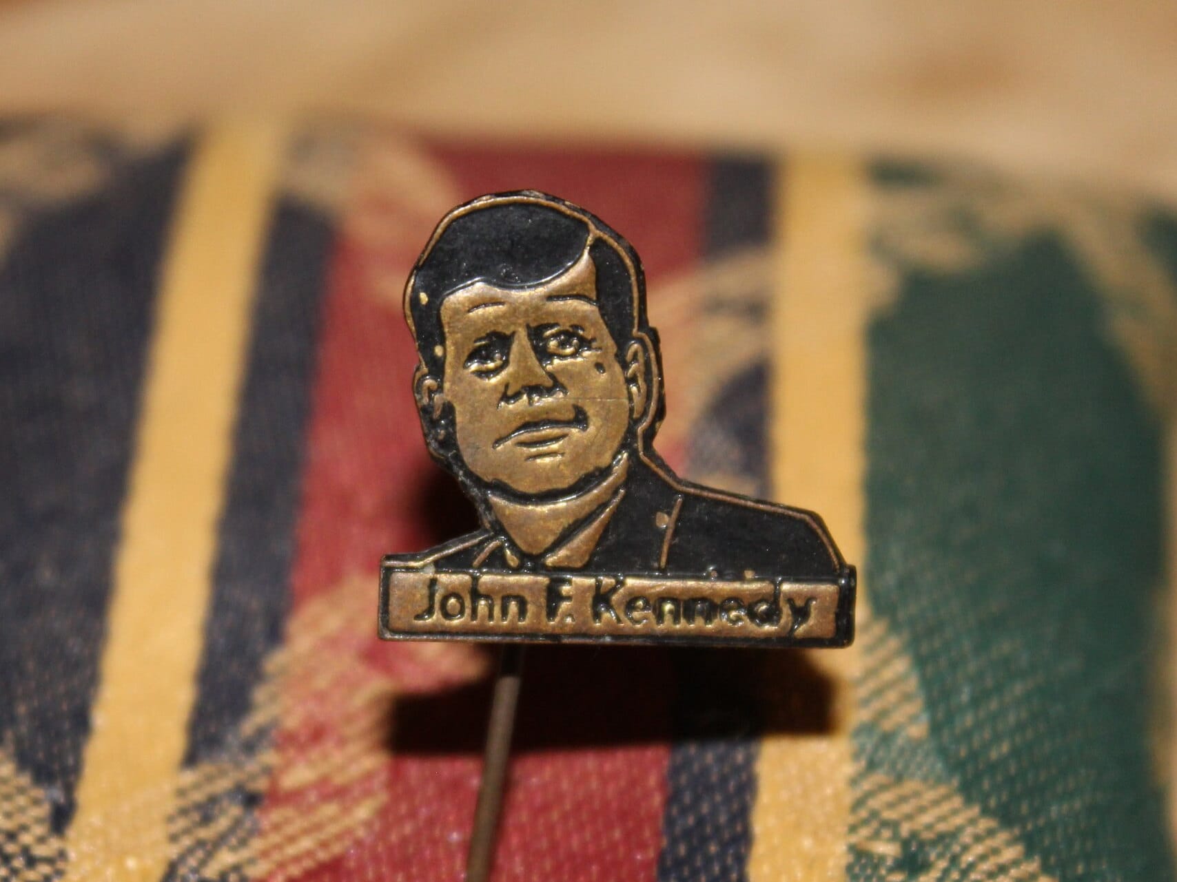 John F Kennedy Pin Black Vintage JFK American Political Badge 1960's - Etsy
