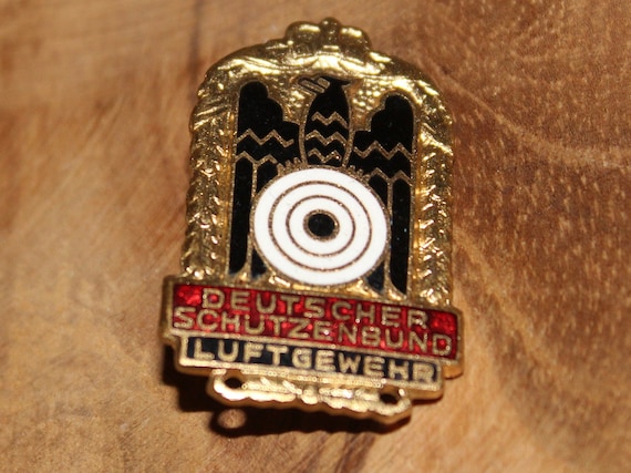 Vintage German airgun club badge - german air rifle s… - Gem