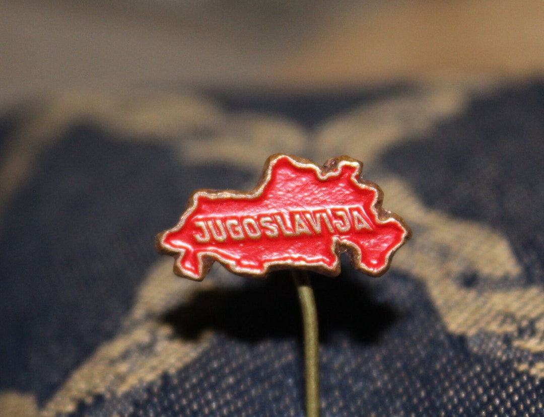 Vintage Yugoslavia Pin - European Country Badge 1950's - Etsy