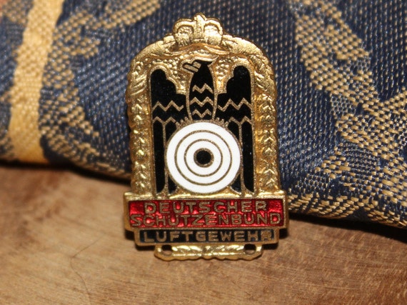 Vintage German airgun club badge - german air rifle s… - Gem