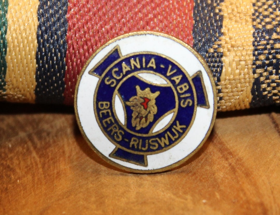 Vintage Scania Vabis Enamel Lapel Pin - Transport Heritage Buttonhole ...