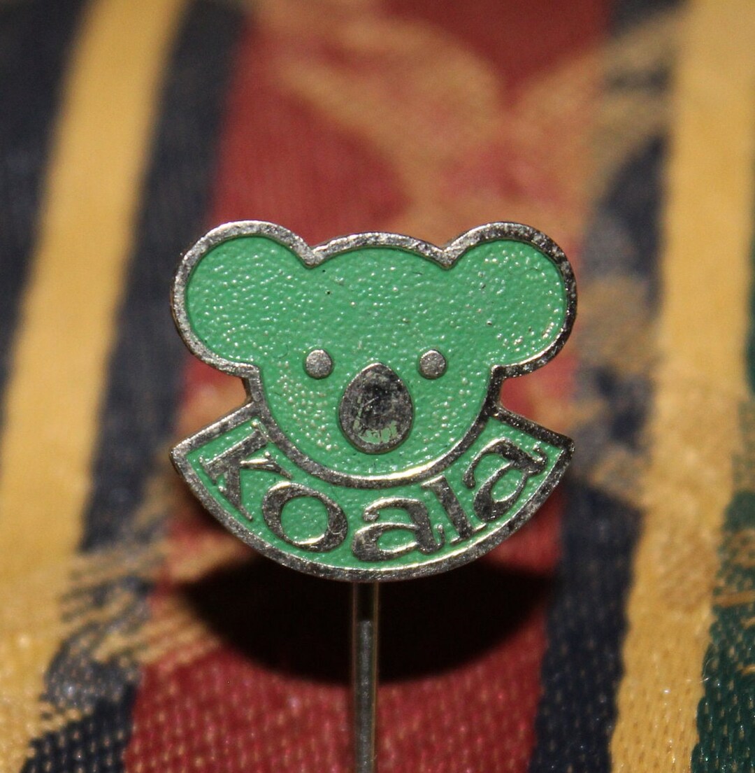 Vintage Koala Animal Pin Wildlife Badge - Etsy