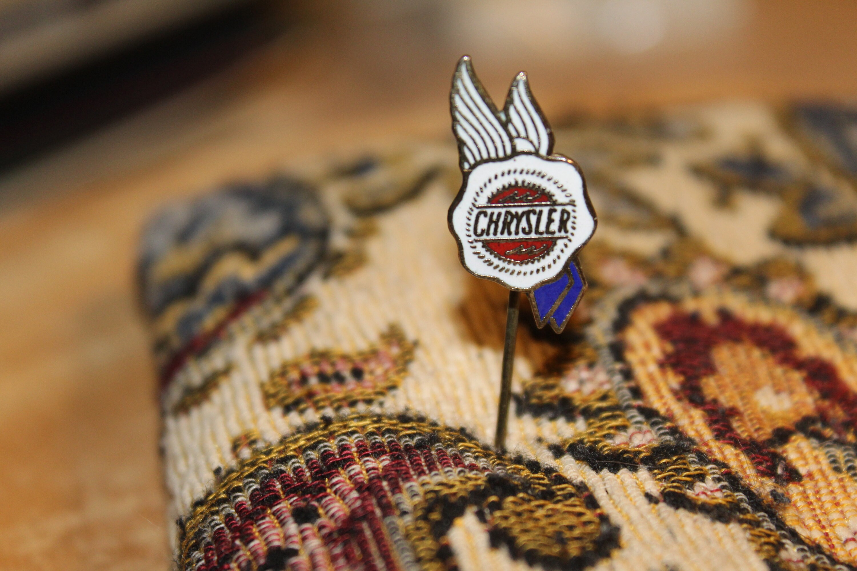 Chrysler Emaille Pin Badge Autologo Embleem Uit De Jaren - Etsy
