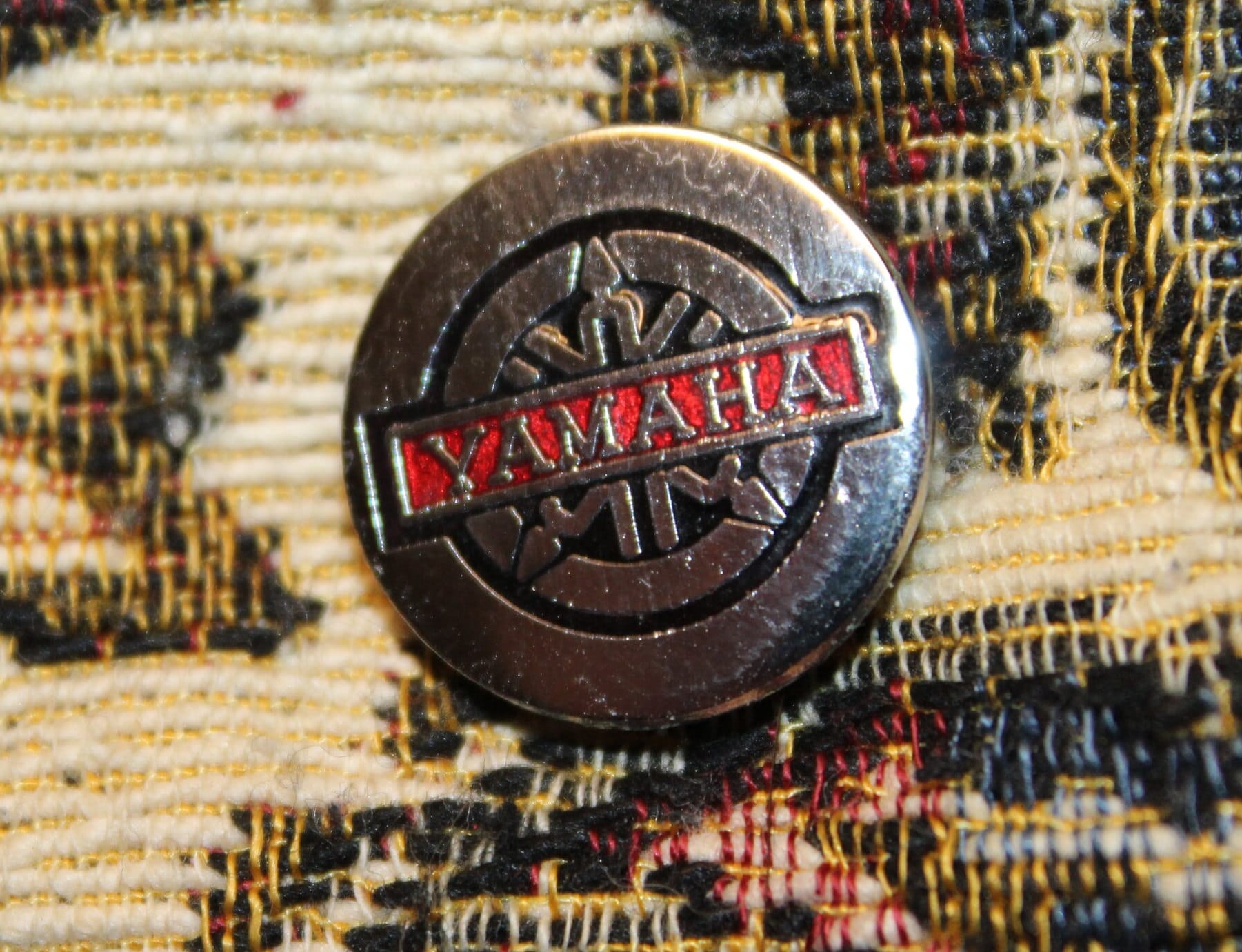 Vintage Yamaha Motorcycle Pin Brooch Enamel Motor Advertising Badge - Etsy