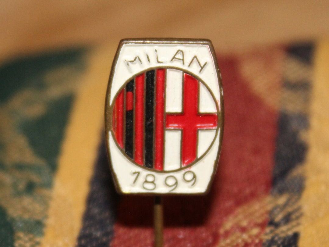 Vintage AC Milan Supporter Pin Italiaanse Sport Voetbalclub ...