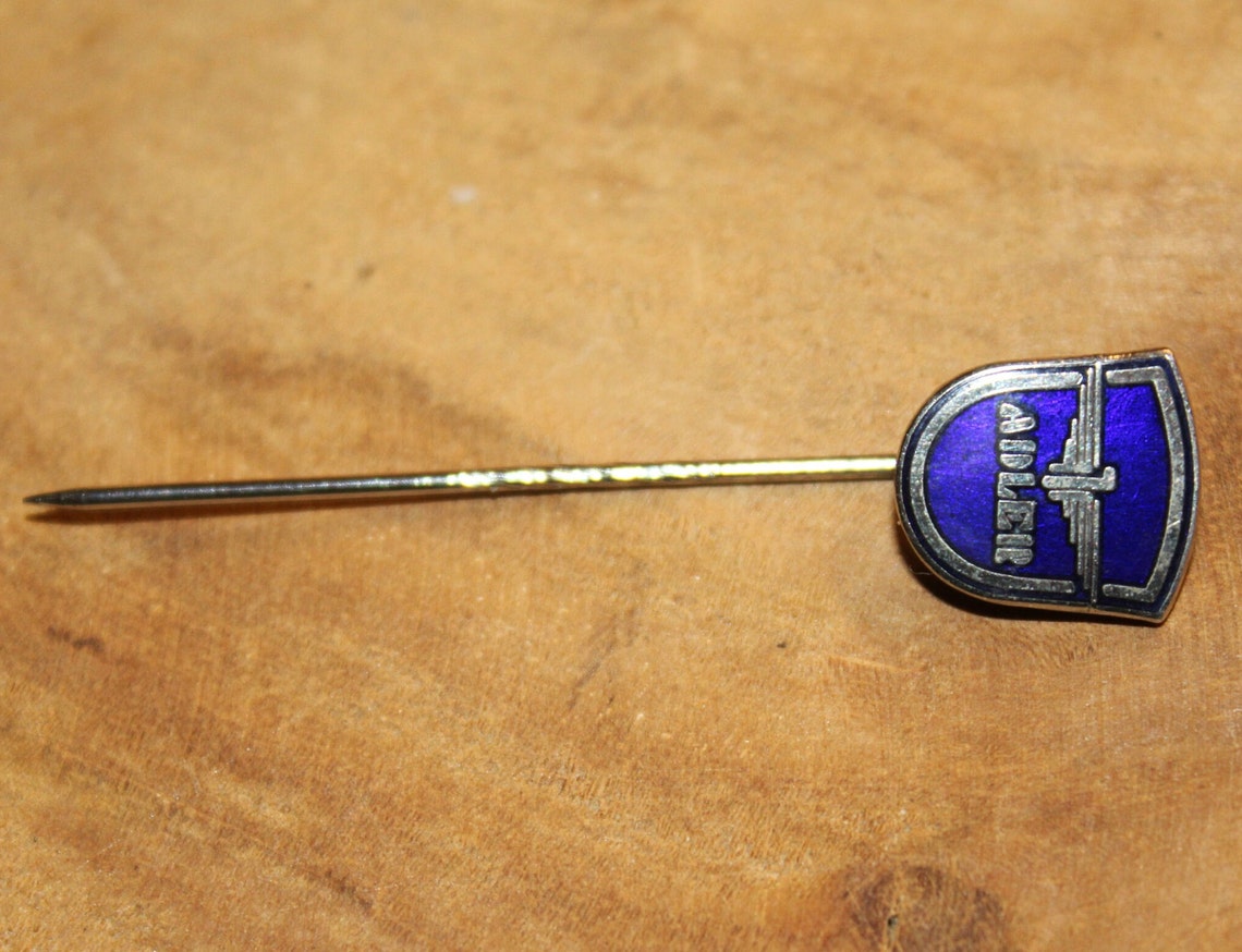 Adler Motorcycle Pin - Vintage German Enamel Motor Advertising Badge ...