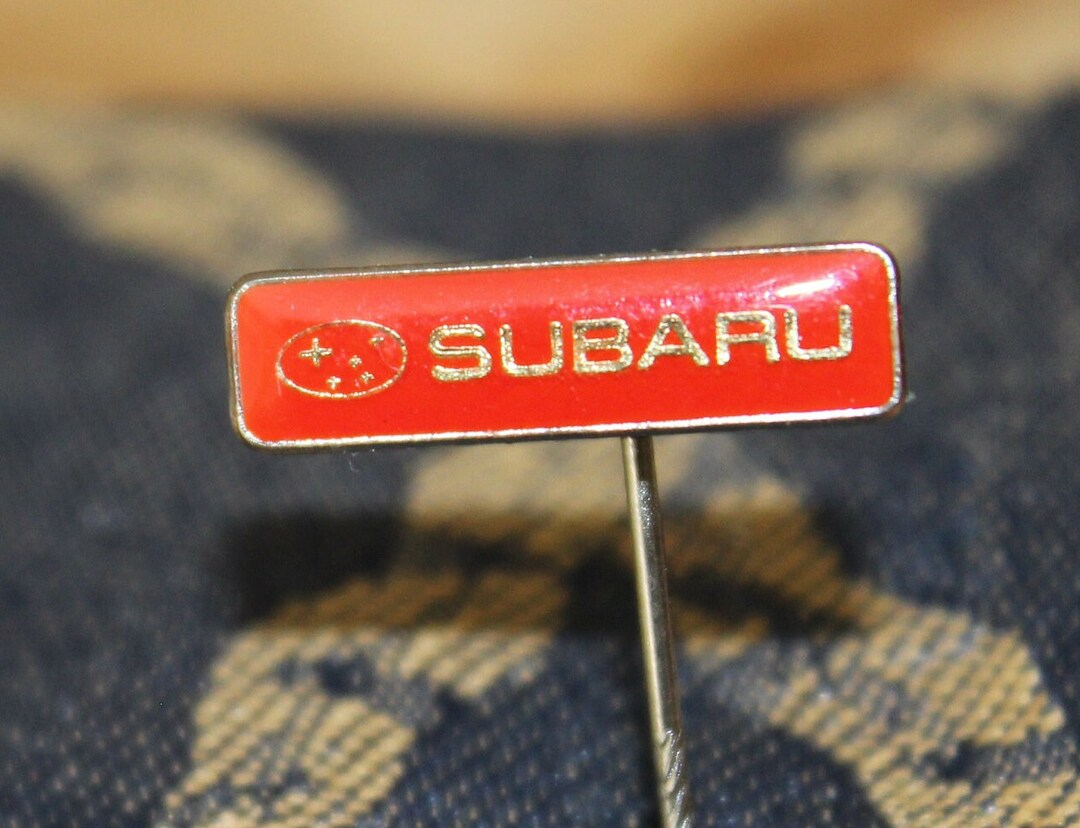 Vintage 1980s Subaru Advertising Pin - Retro Auto Collectible - Etsy