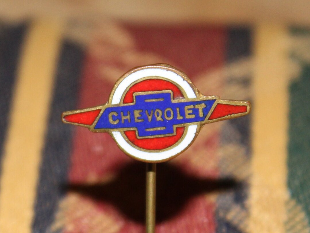 Vintage Chevrolet Car Enamel Pin - Chevy Advertisiong Badge CA 1960 - Etsy