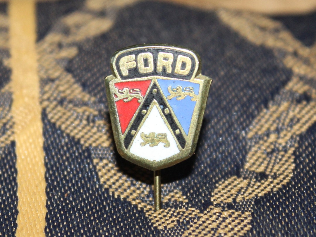Vintage Ford Auto Pin - Automotive Emaille Reclame Badge Accessoire ...