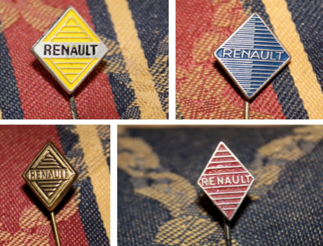 Vintage Renault Car Logo Pin Badge Automotive Motor French - Etsy