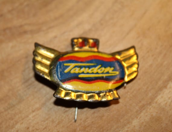 Vintage Tandon motorcycle badge - British motor pin 1… - Gem