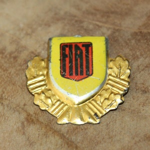 Vintage 1950s Fiat Emblem Pin - Italian Auto Collectible - Etsy