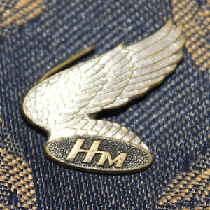 Vintage HONDA Motorcycle Brooch Badge - Honda Motor Advertising 1960's ...