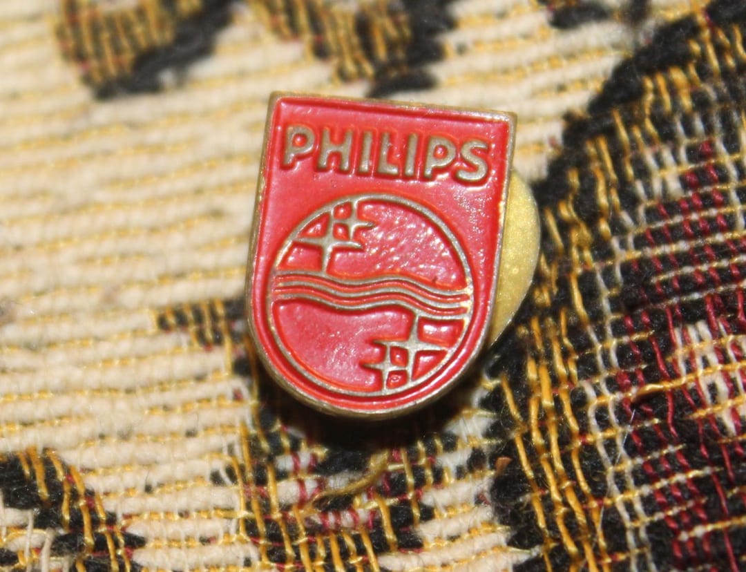 Vintage Philips Logo Lapel Pin - Radio Television Employee Cufflink ...