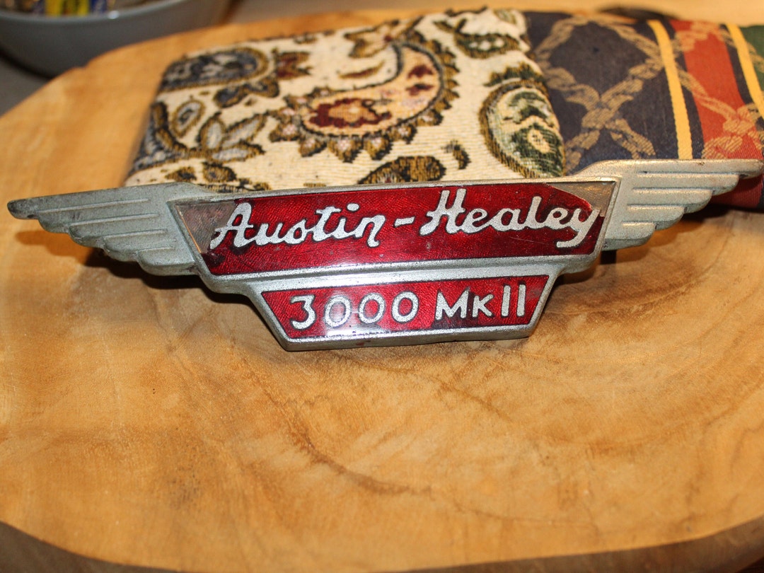 Austin Healey 3000 MK II Original Enamel Grille Emblem 1960's - Etsy