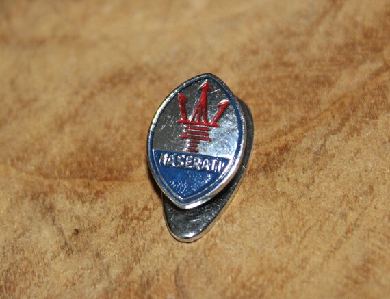 1960's Vintage Maserati Lapel Pin - A Timeless Symbol… - Gem