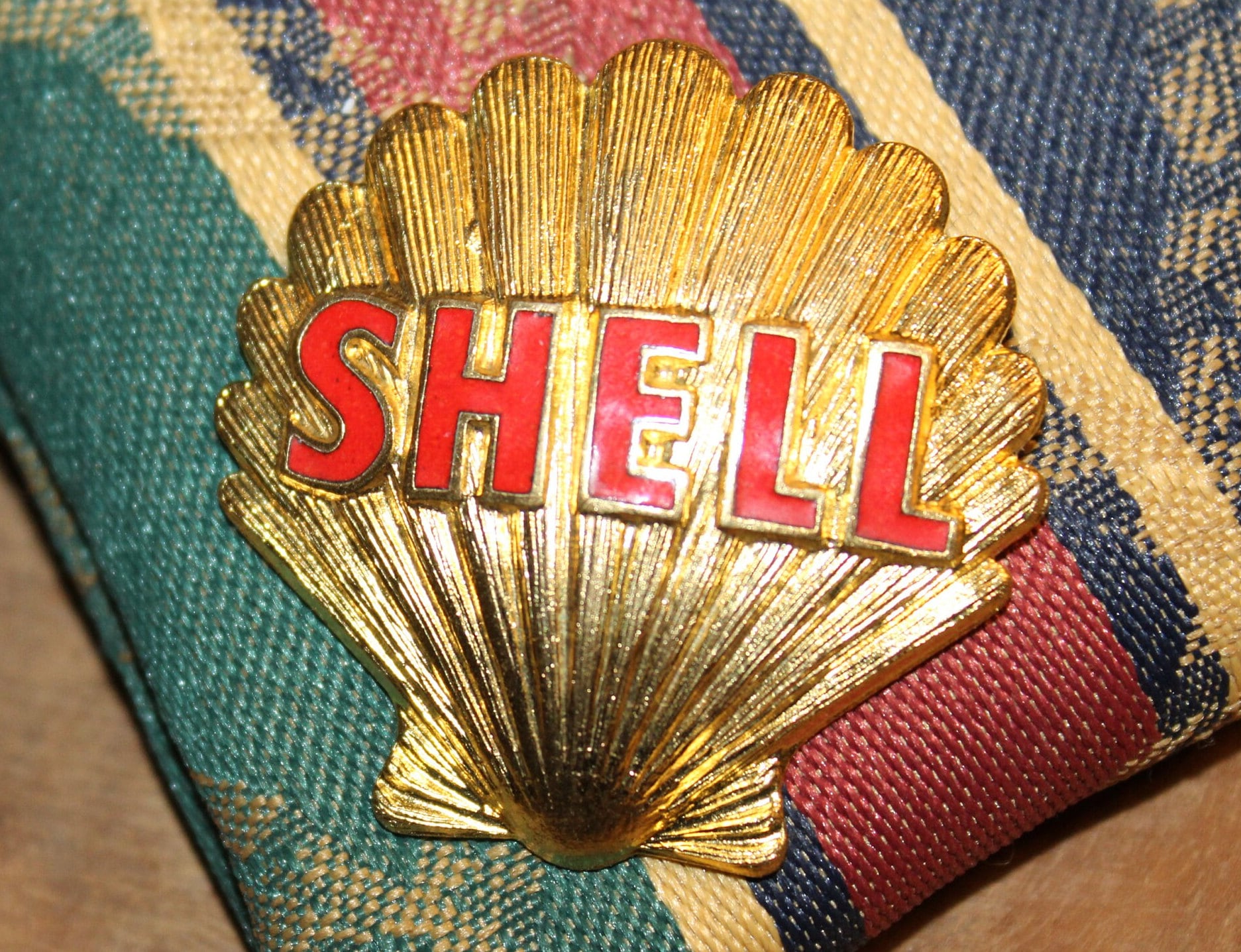 Shell Oil Company Badge Gas Station Attendant Hat Pin 1930's Fraisse ...