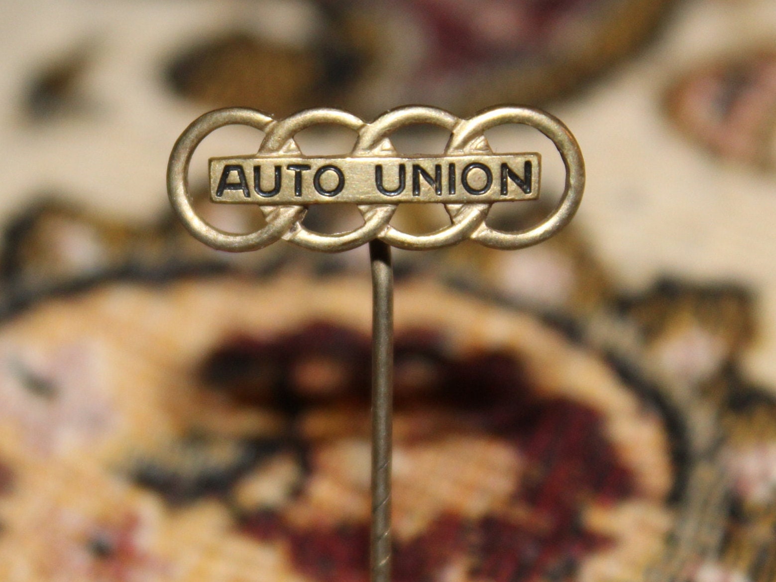Vintage DKW Auto Union Pin - German Automotive Advertising Badge CA ...
