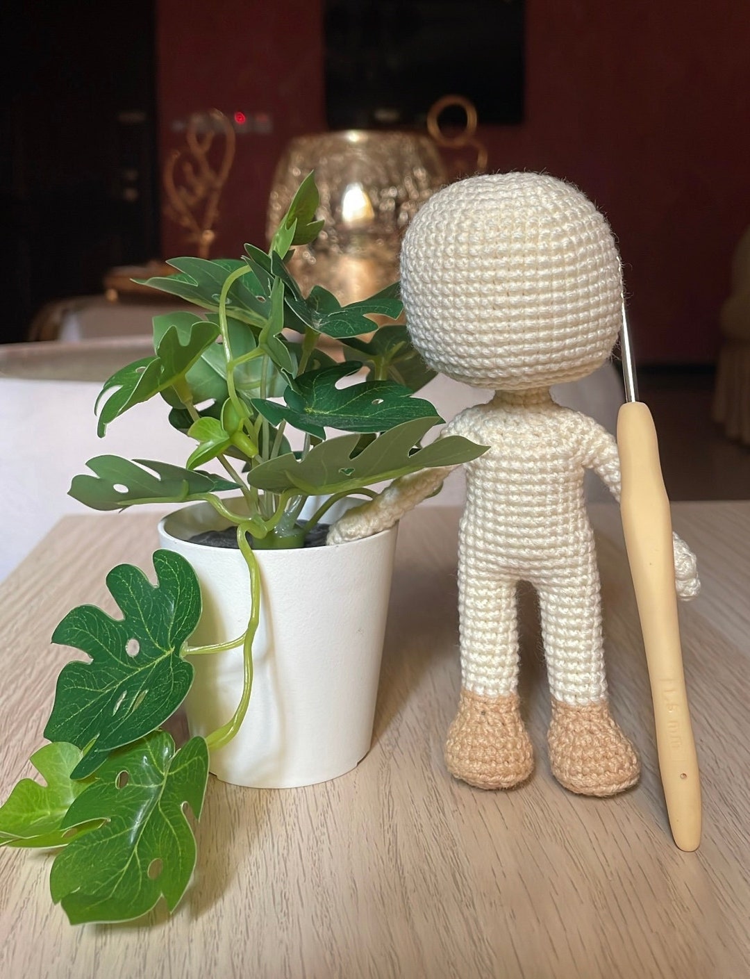 Rotating Head Small Size Base Body Crochet Pattern/ Body Crochet ...