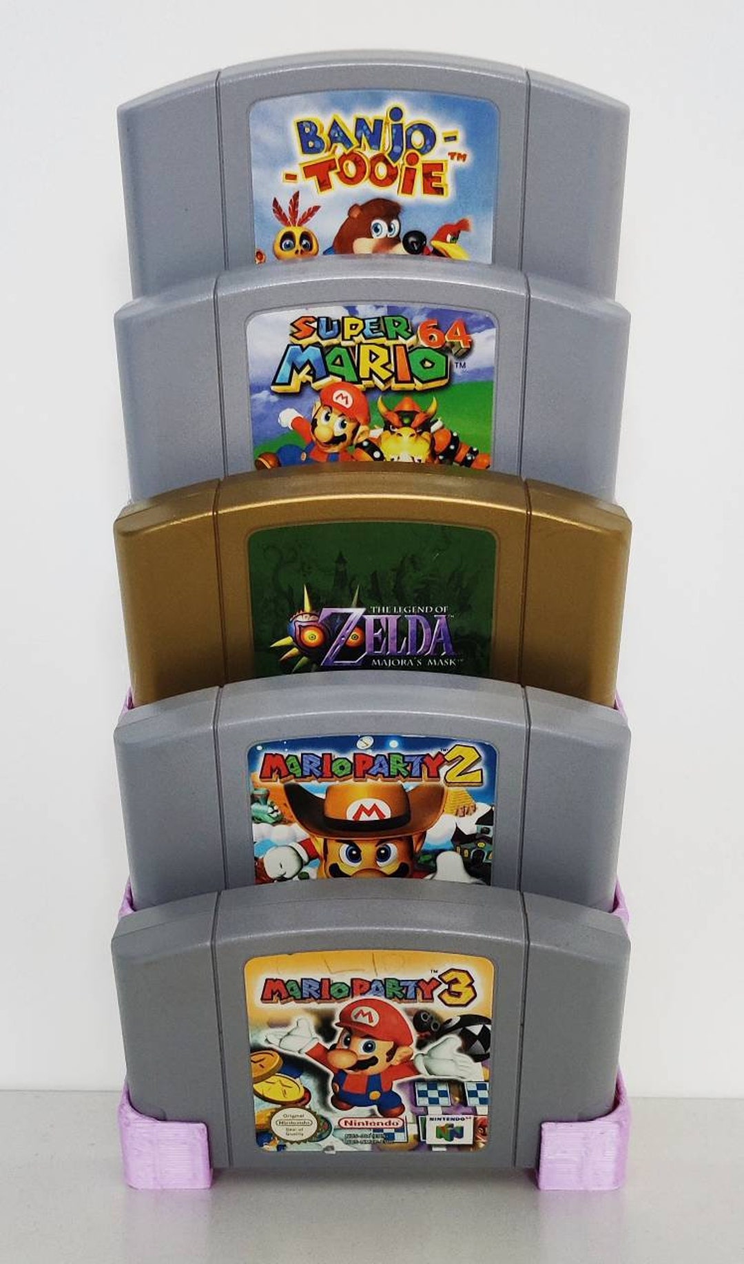 N64 Game Cart Wall Mount Display Stand - Etsy