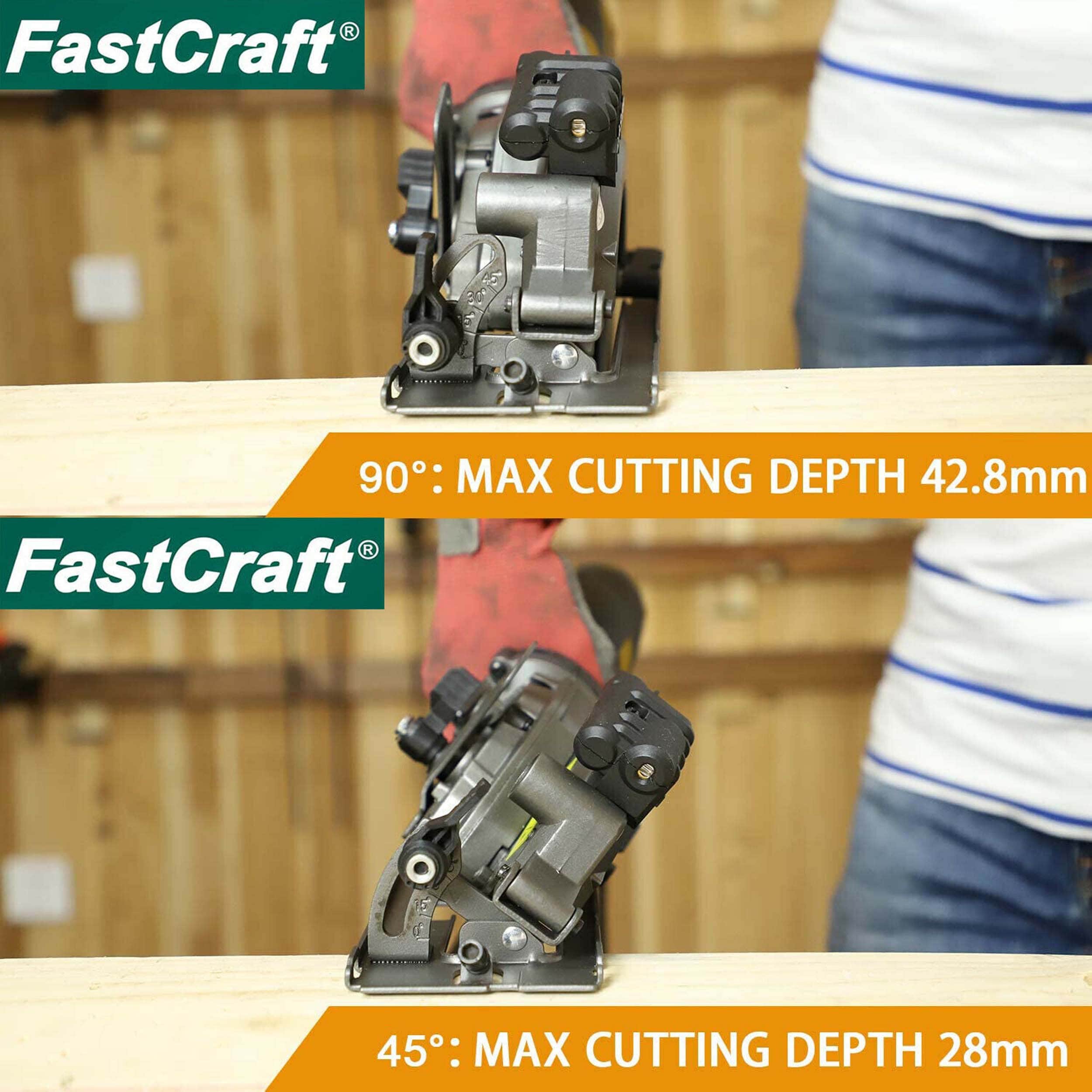 Mini Circular Saw Fastcraft PRO Compact Circular Saw 9A PEAK Guaranteed ...