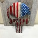 Custom Powder Coated Punisher Skull Metal Artwork - Etsy