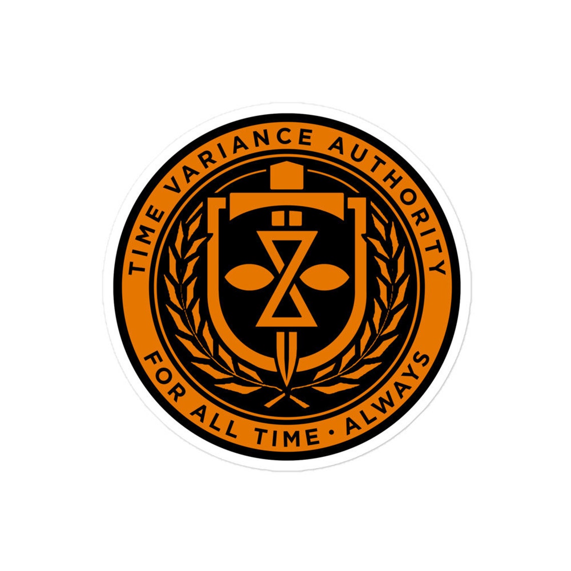 Time Variance Authority Loki Logo Sticker TVA Loki Sticker. | Etsy