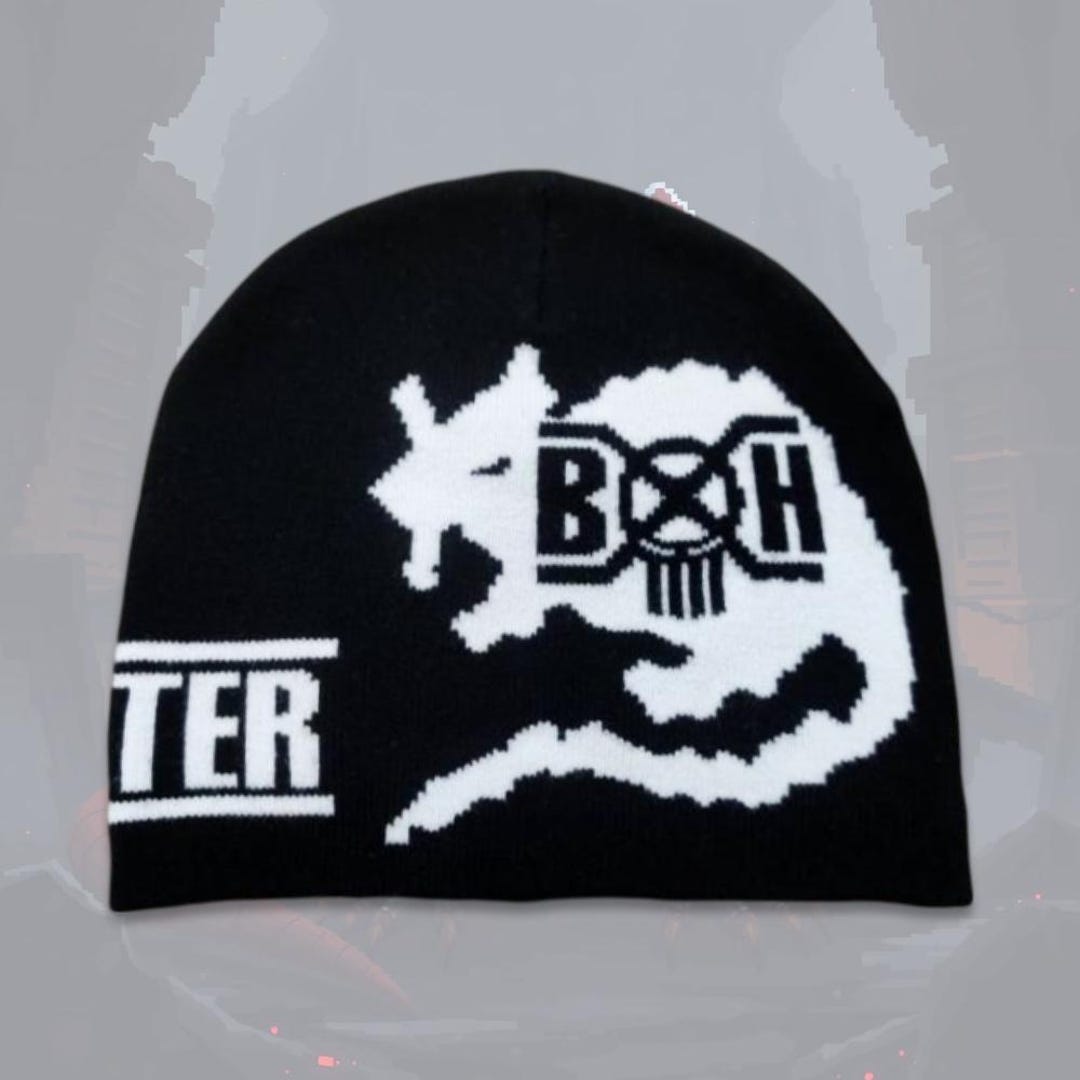 Stray Rats Ratgirl Bounty Hunter Graphic Streetwear Knit Skull Cap ...