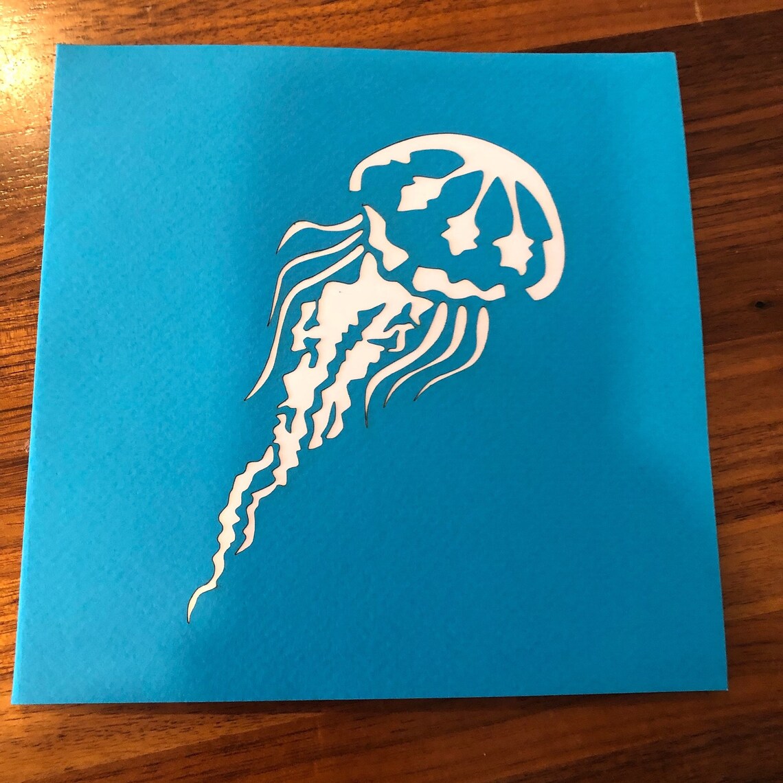 Pop up Card Jellyfish Card - Etsy