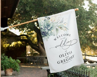 Wedding Garden Flag | Etsy