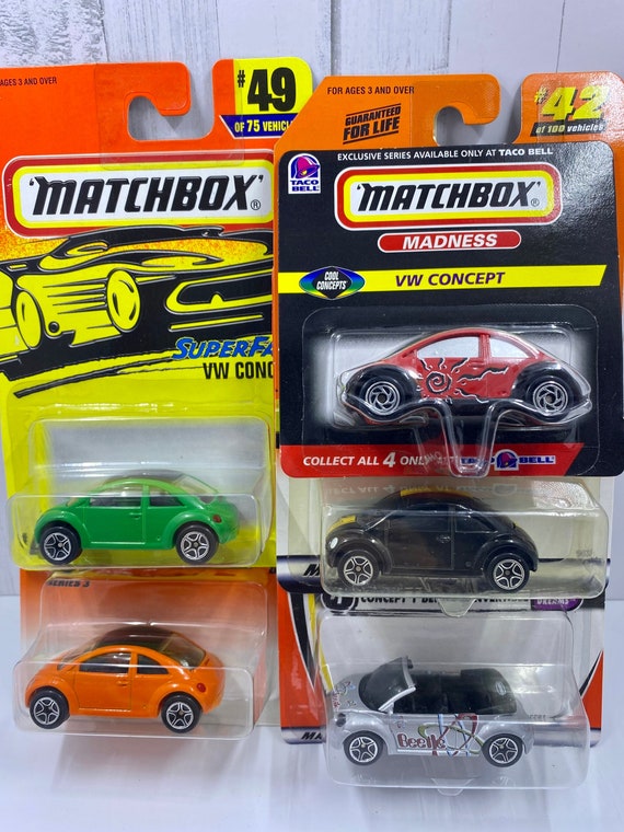 Vintage MATCHBOX VW Concept Collection Set of 5 Cars | Etsy