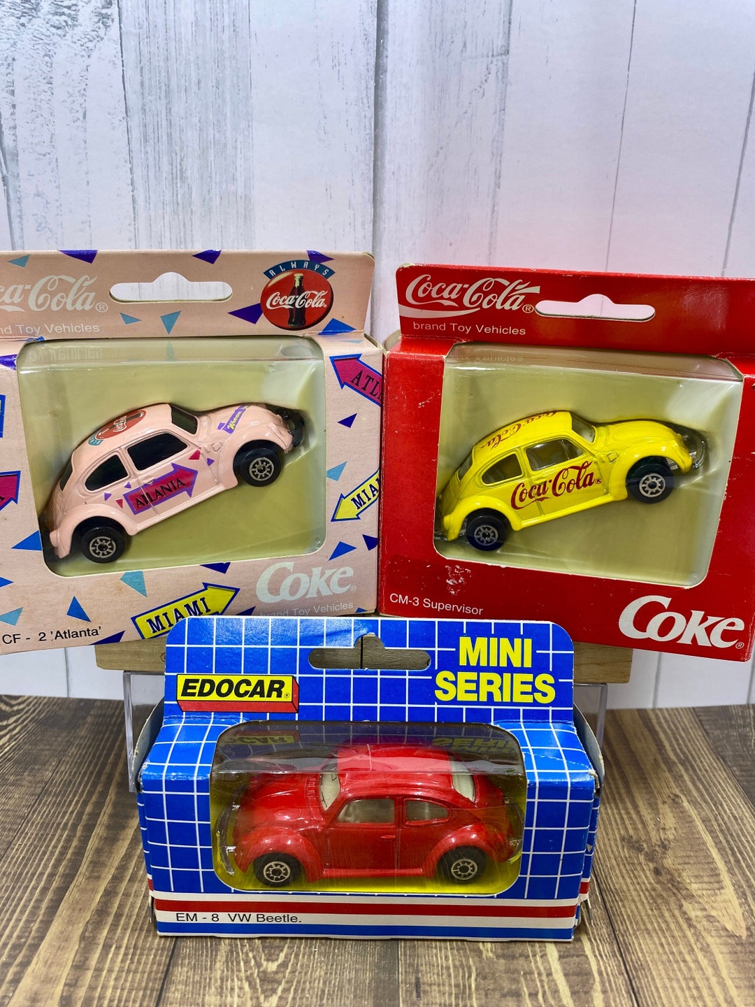 1990's EDOCAR 3 Car Lot VW 1300 Beetles 1:64 Scale (netherlands) - Etsy