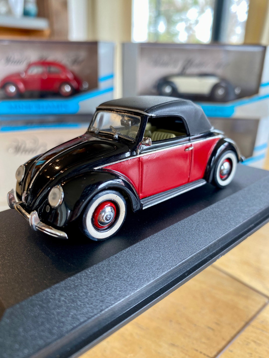 Minichamps Black/red VW "heb" Hebmuller Cabriolet Soft Top - Paul's ...