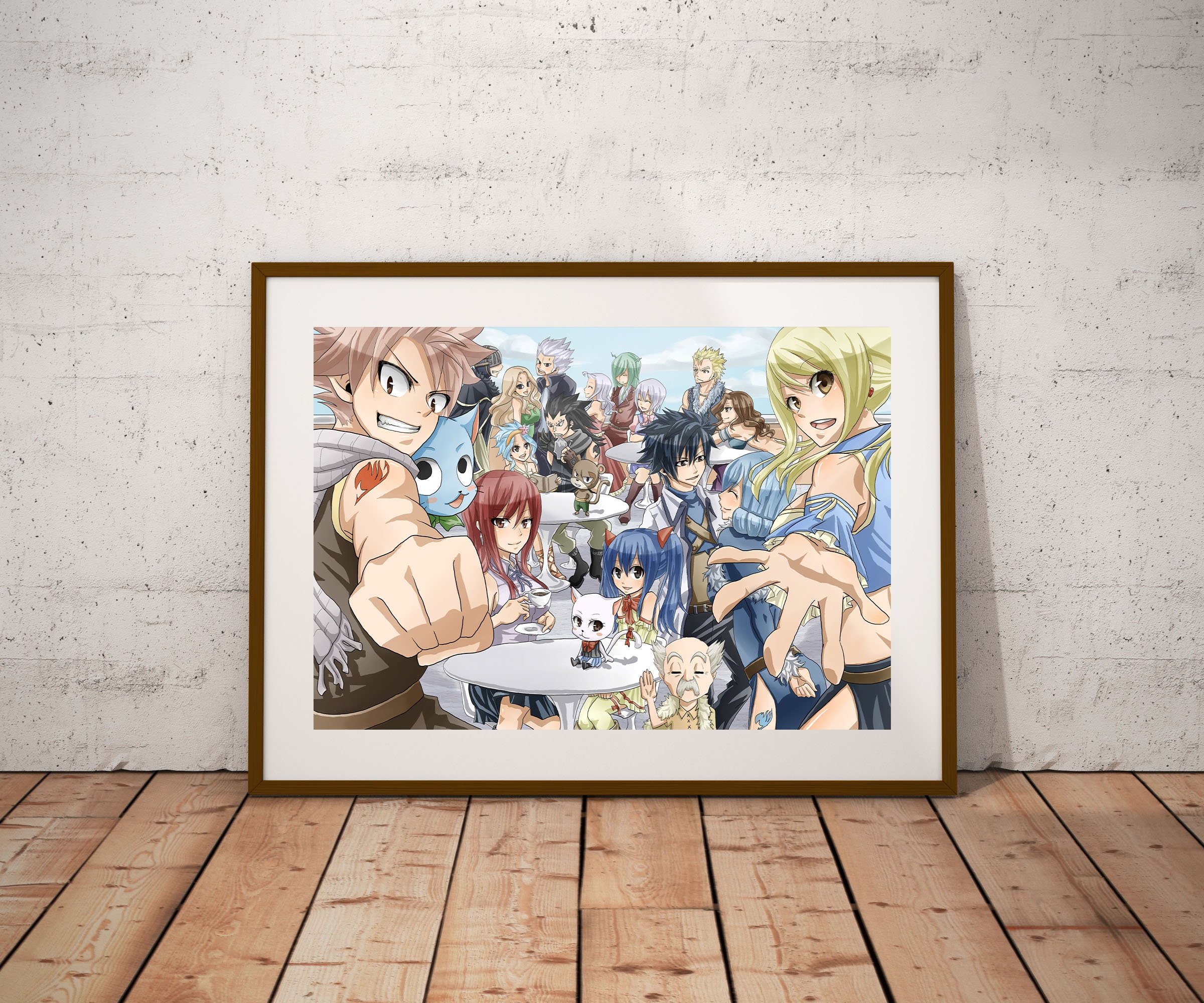 Fairy tail poster TV anime poster | Etsy