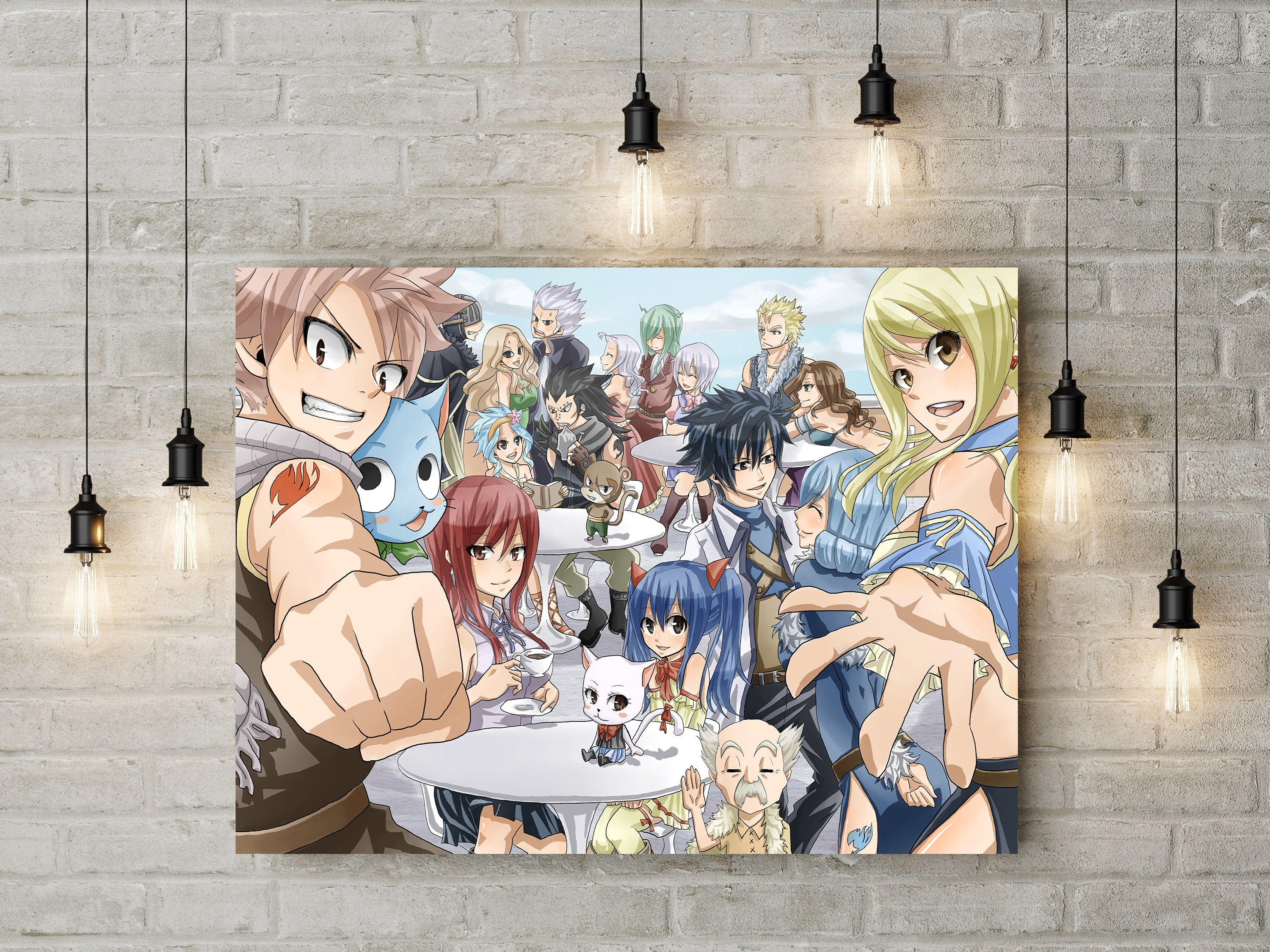 Fairy tail poster TV anime poster | Etsy