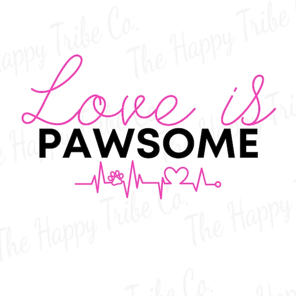 Pawsome Love - Etsy