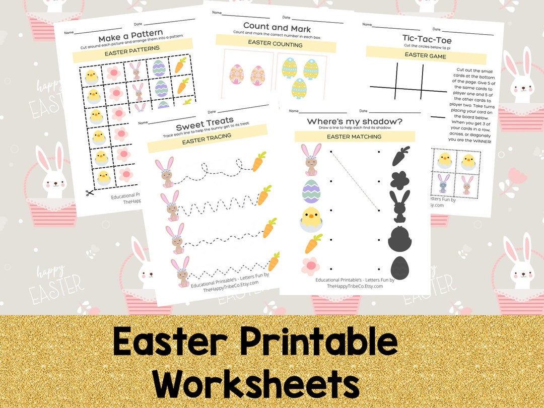 Easter Educational Fun School Activity Sheets| 16 Pages| Easter School ...