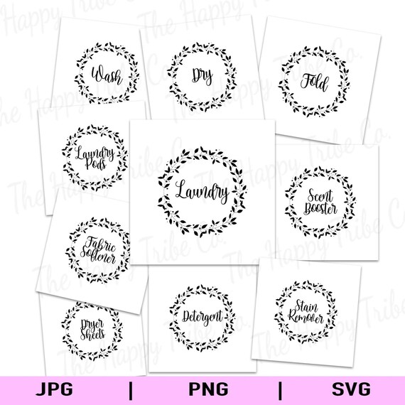 Laundry Bundle SVG Home Bundle SVG Laundry Decal Laundry - Etsy