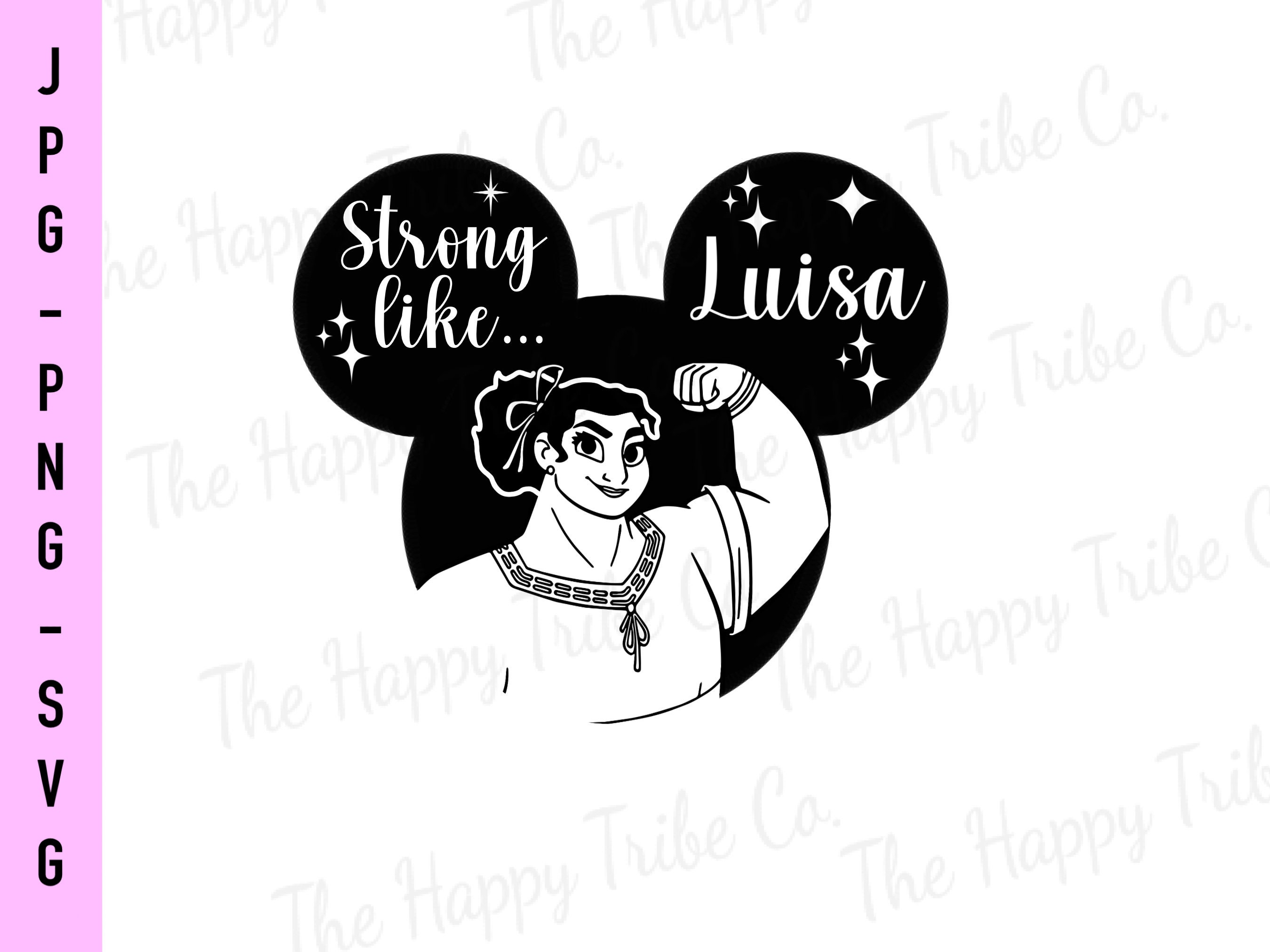 Luisa SVG| Strong Like Luisa| Encanto| Madrigal| Luisa Decal| Luisa ...